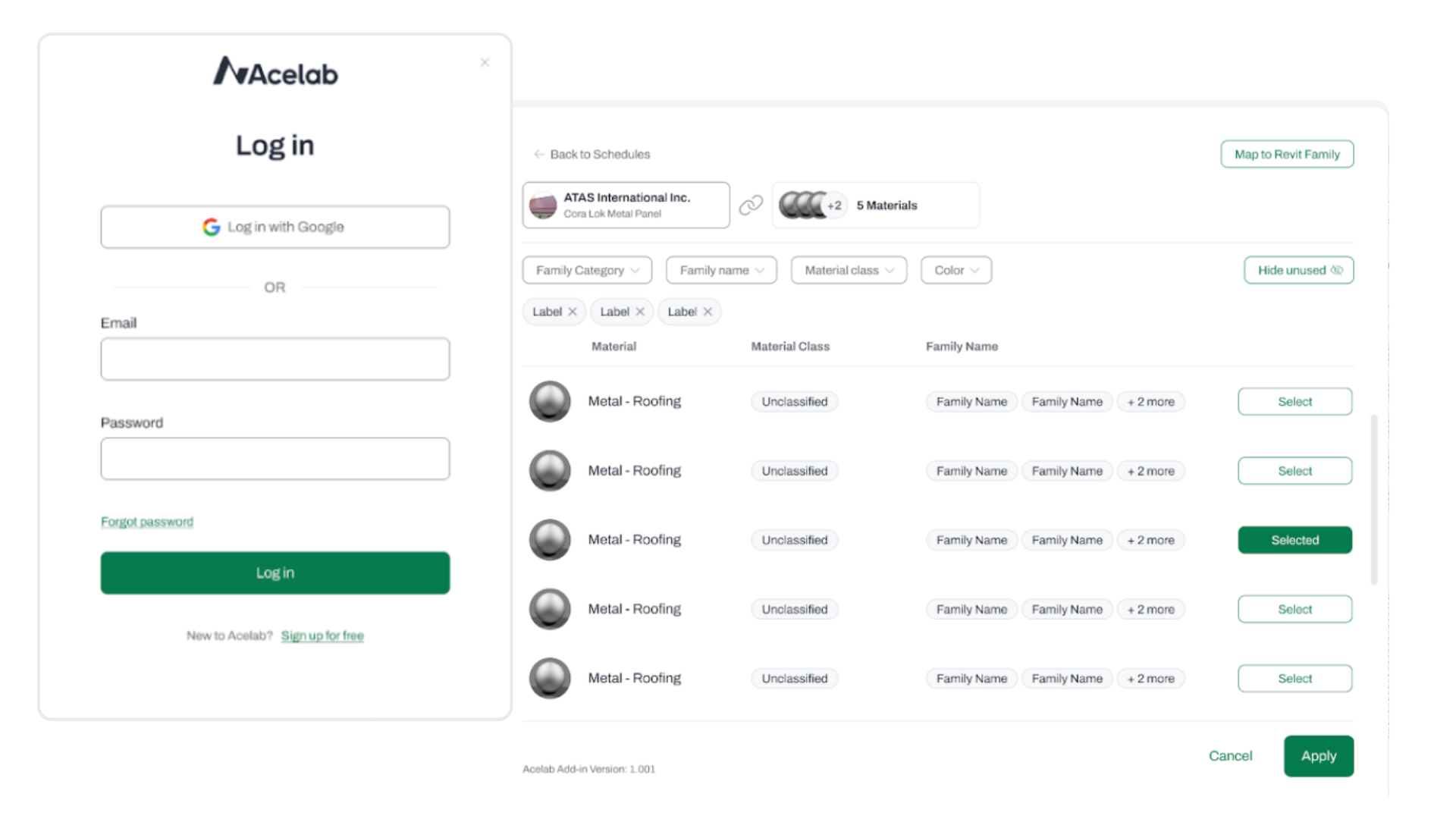 Acelab | Building Product Discovery, Comparison & Specification